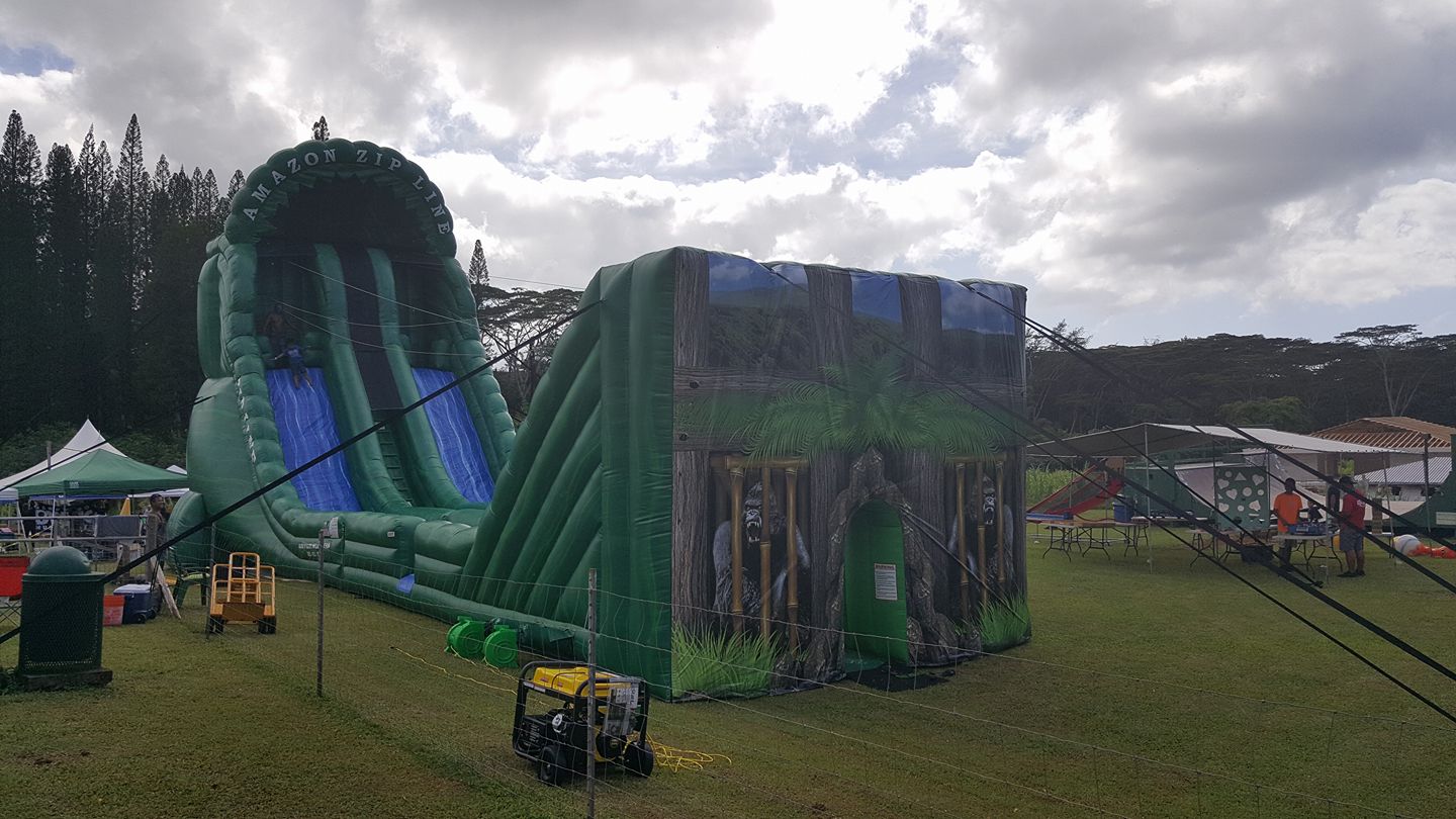 amazon zip line side view – Perth Bouncy Castle Hire: Your Trusted ...