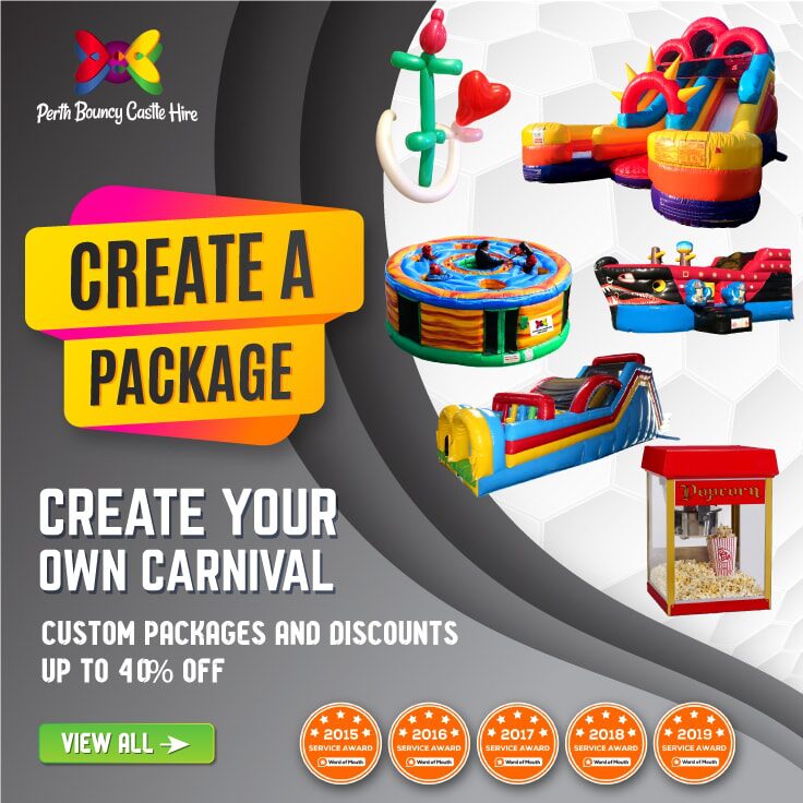 mobile create a package banner – Perth Bouncy Castle Hire: Your Trusted ...