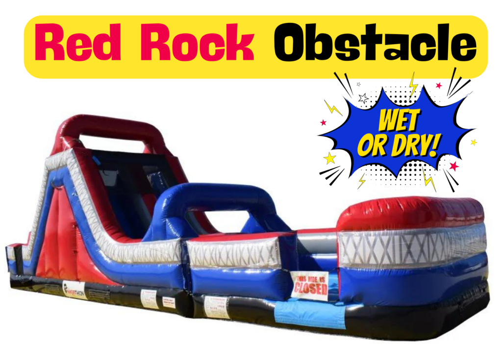 Red Rock Obstacle – Dry – Perth Bouncy Castle Hire: Your Trusted ...