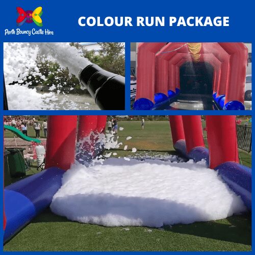 Colour Run Package - Perth Bouncy Castle Hire