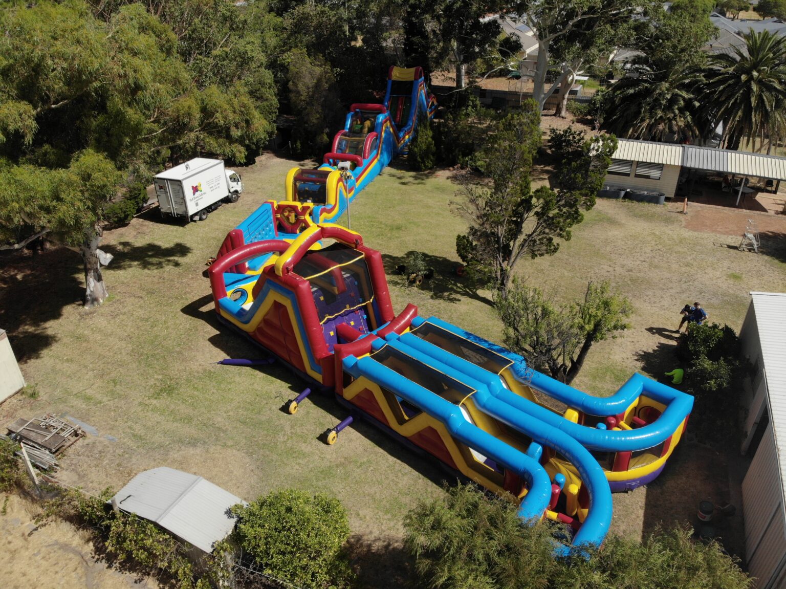The Great Spartan Obstacle Challenge (60 meters) – Perth Bouncy Castle ...