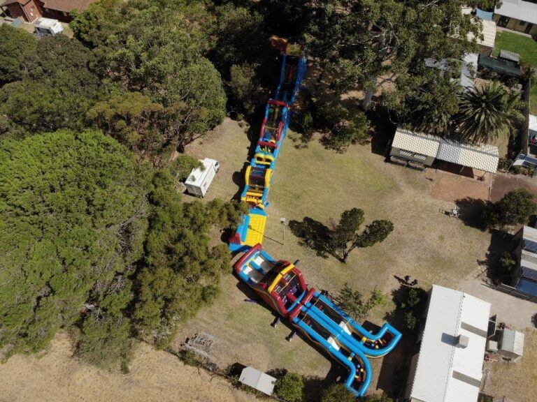 The Great Spartan Obstacle Challenge (60 meters) – Perth Bouncy Castle ...
