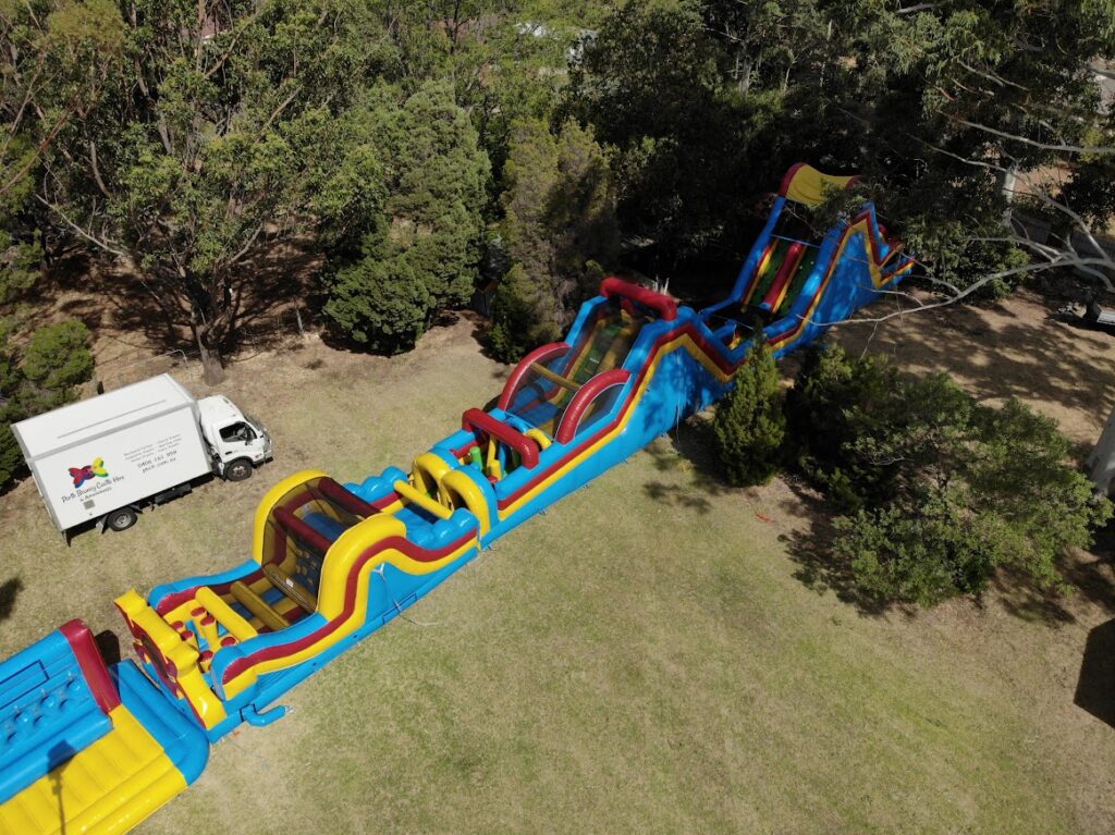 The Great Spartan Obstacle Challenge (60 meters) – Perth Bouncy Castle ...