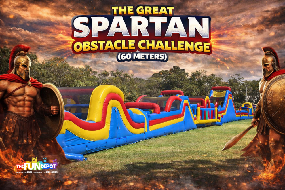 The Great Spartan Obstacle Challenge (60 meters) | The Fun Depot ...