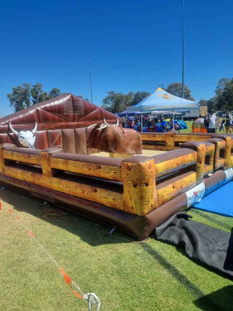 Mechanical Bucking Bull Hire Perth | Perth Bouncy Castle Hire: Your ...