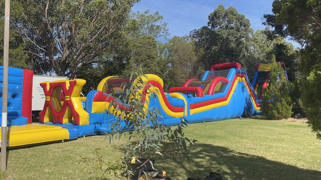 The Great Spartan Obstacle Challenge (60 meters) | Perth Bouncy Castle ...